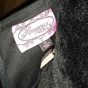 Pompous Girly | Dresses | Baby Pink And Black High Low Dress | Poshmark